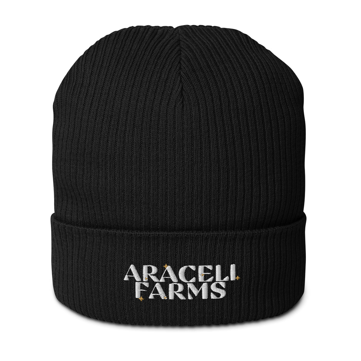 Organic ribbed beanie – Araceli Farms